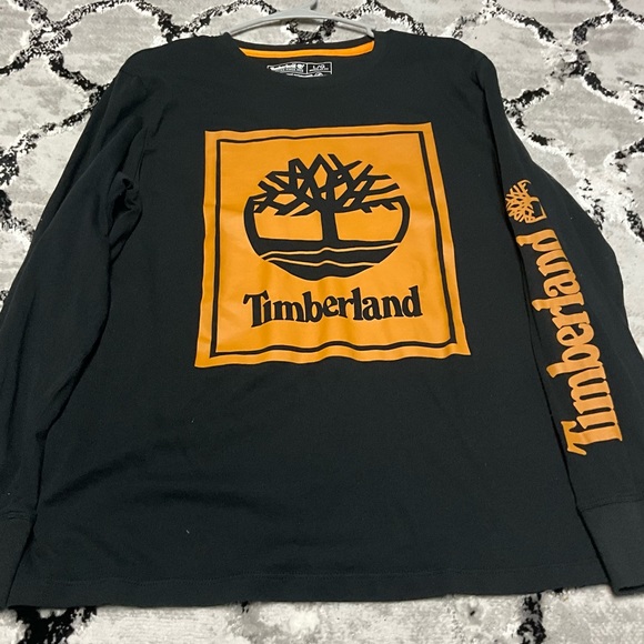 Timberland | Shirts | Long Sleeve Logo Tshirt Timberland One Time Used ...